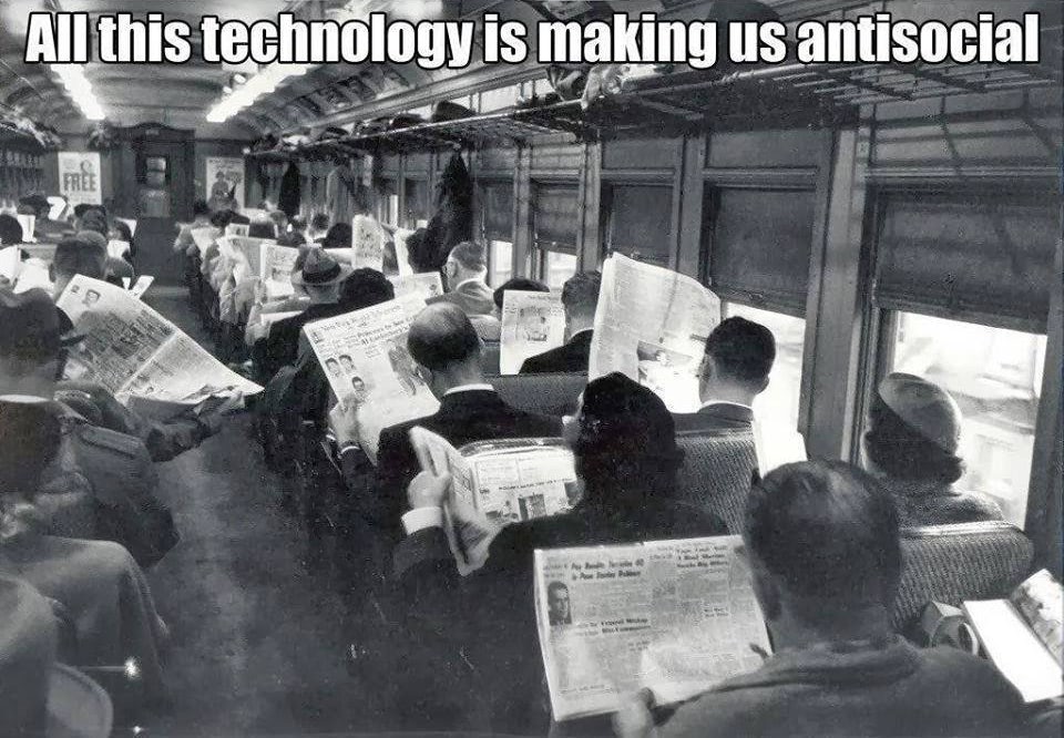 All This Technology Makes Us Anti-Social