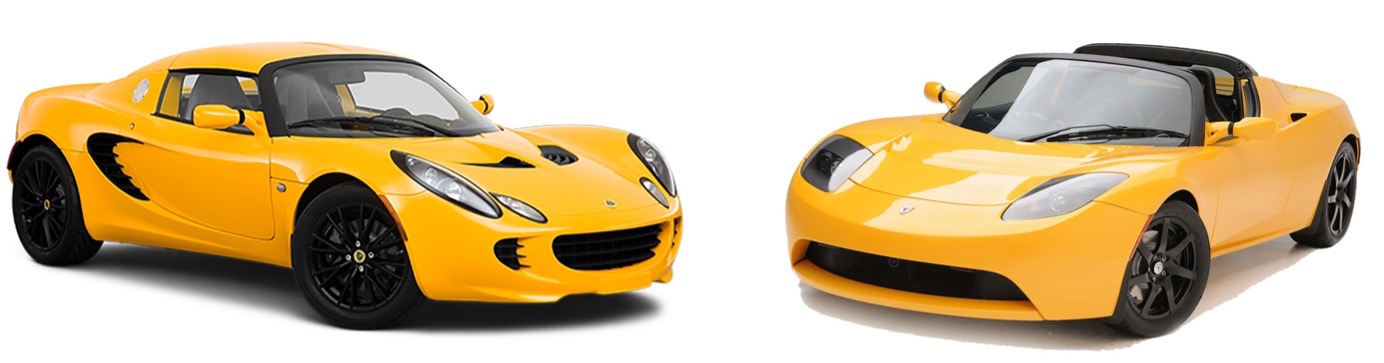 Tesla enhanced Lotus now Lotus returns the favor